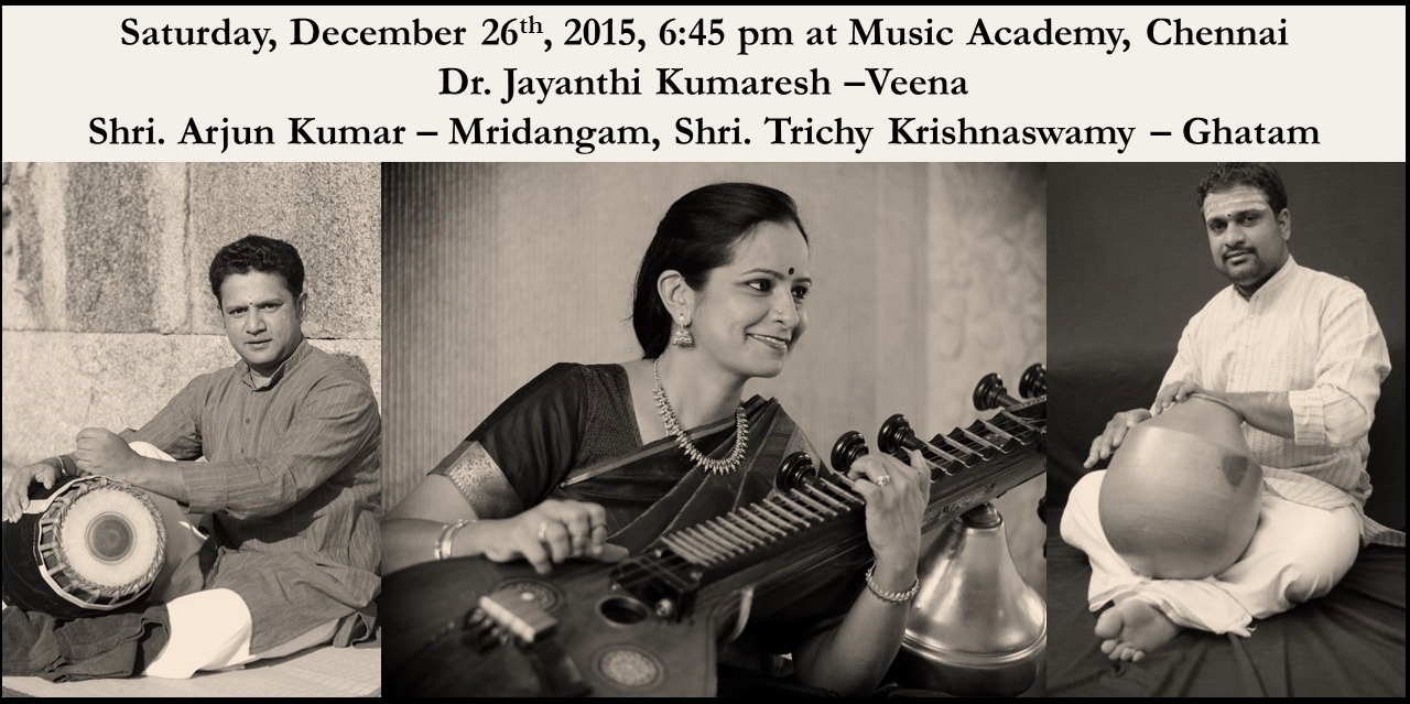 Jayanthi Kumaresh | Music Academy, Chennai - Jayanthi Kumaresh